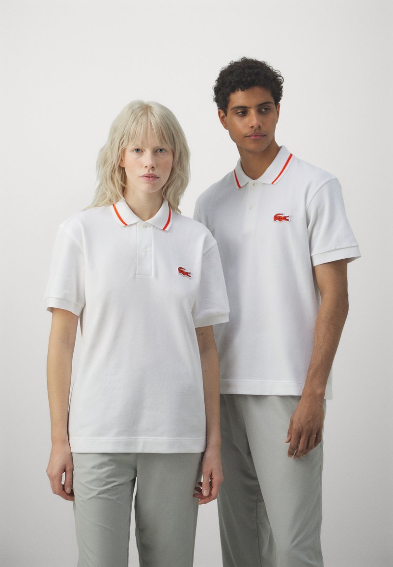Lacoste EXCLUSIVE UNISEX - Polo shirt - white - Zalando.co.uk