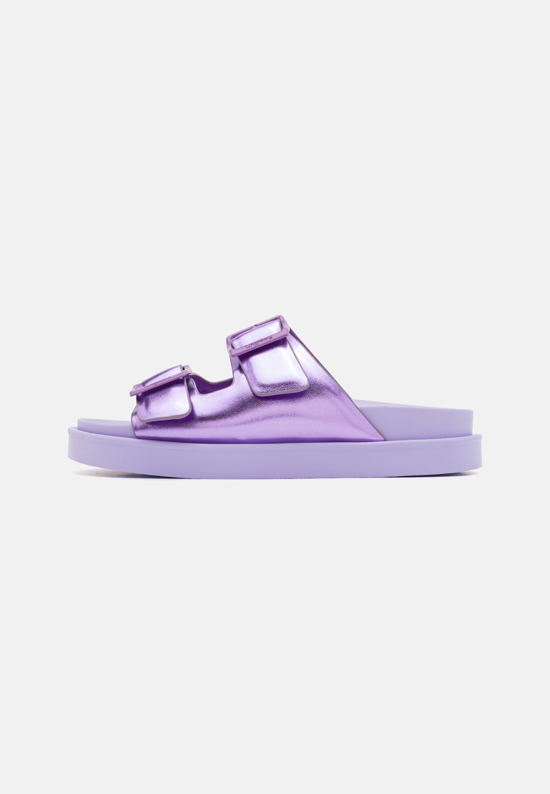 Buffalo SOL ARI - Pantolette flach - purple metallic/lila - Zalando.ch