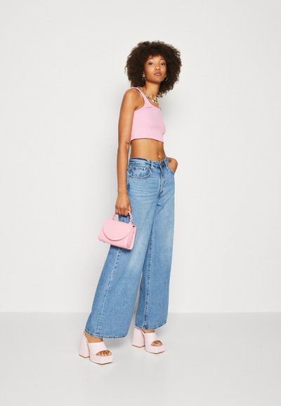 Monki MARGARETA - Bluse - black dark solid/schwarz - Zalando.ch