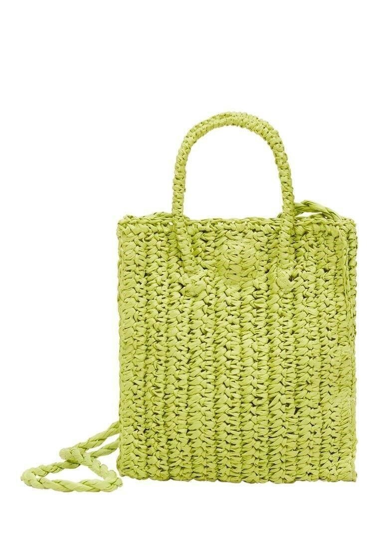 Mango Bolso de mano - yellow/amarillo - (Segunda mano) - Zalando.es