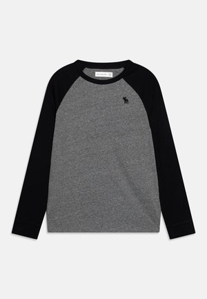 Abercrombie & Fitch 3-PACK ESSENTIAL LONG-SLEEVE ICON CREW TEES - Langarmshirt - LS PACK/blau ...