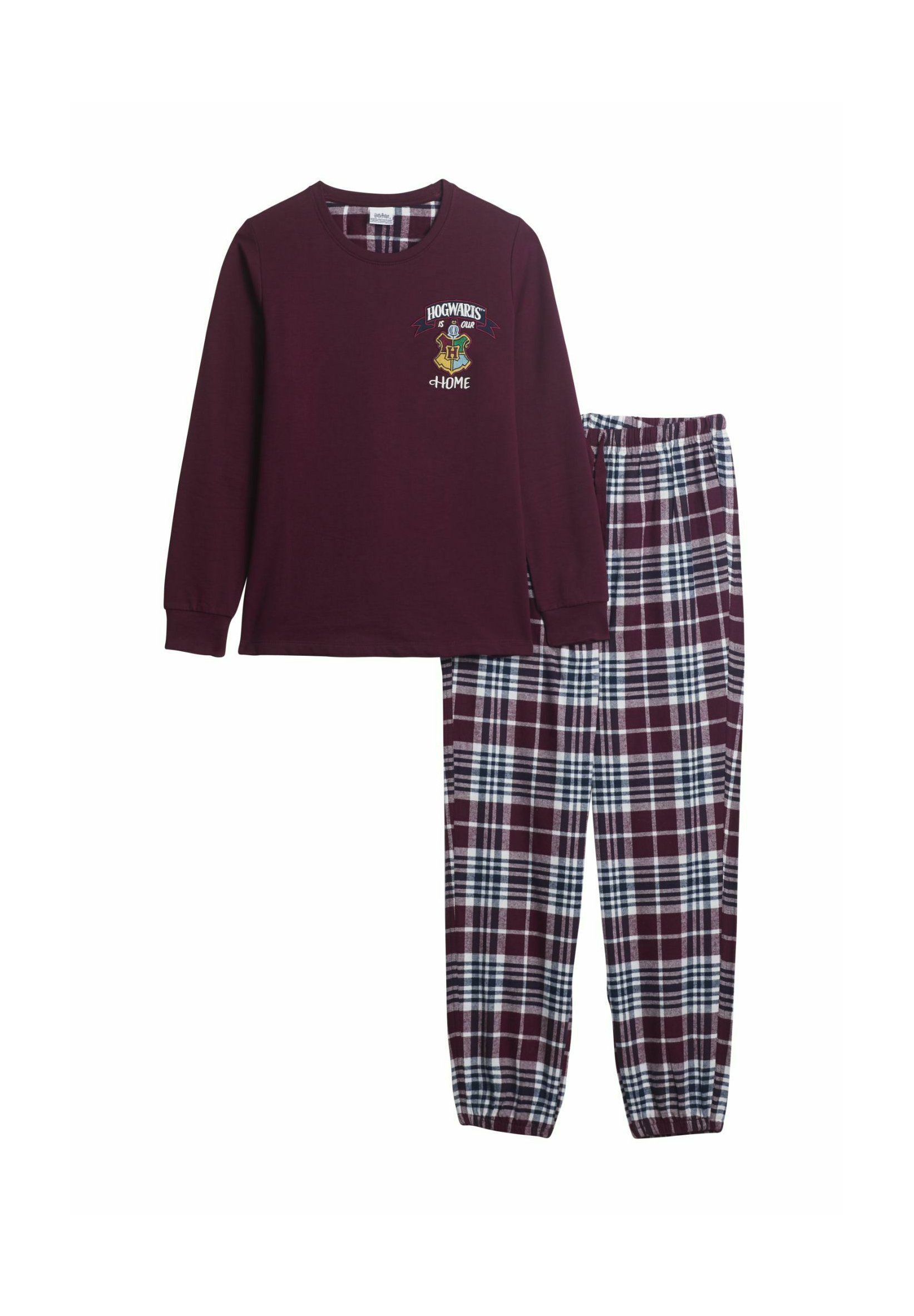 Yamamay HARRY POTTER SET Pyjamas burgundy checkered bordeaux Zalando.ie