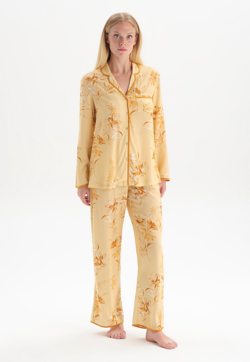 DAGI SET - Pyjama - light yellow/lichtgeel - Zalando.nl