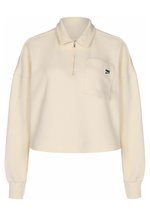 Puma DOWNTOWN - Polo shirt - beige - Zalando