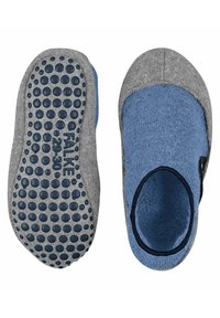 FALKE COSYSHOE HOMEPADS - Chaussettes - azure/bleu métallisé - ZALANDO.FR