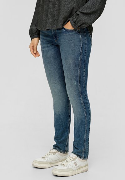 s.Oliver MID RISE - Jeans Skinny Fit - blau/dunkelblau - Zalando.ch