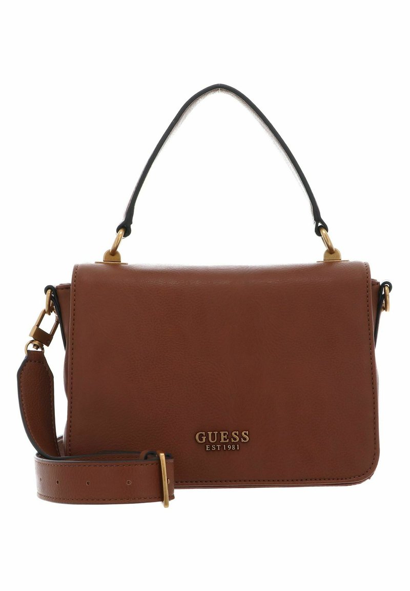 Guess ARJA TOP FLAP - Borsa a mano - cognac/marrone chiaro - Zalando.it
