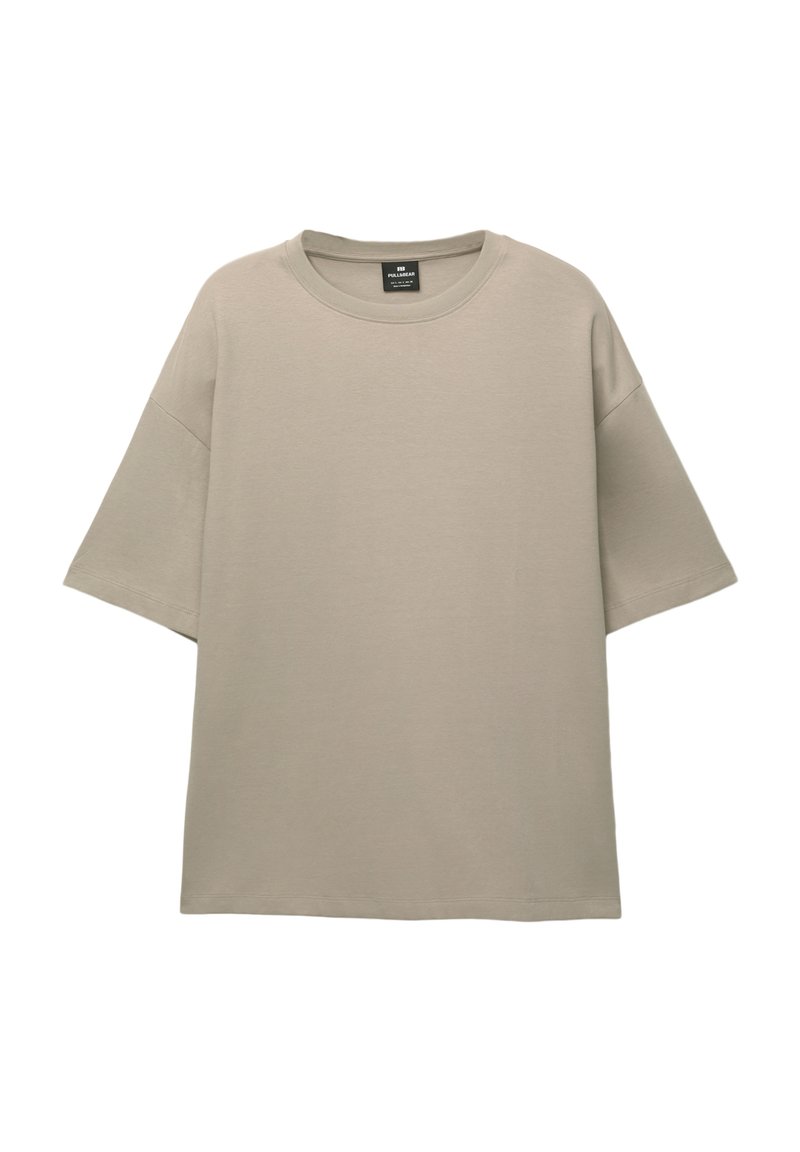 PULL&BEAR BOXY FIT - T-Shirt basic - sand - Zalando.at
