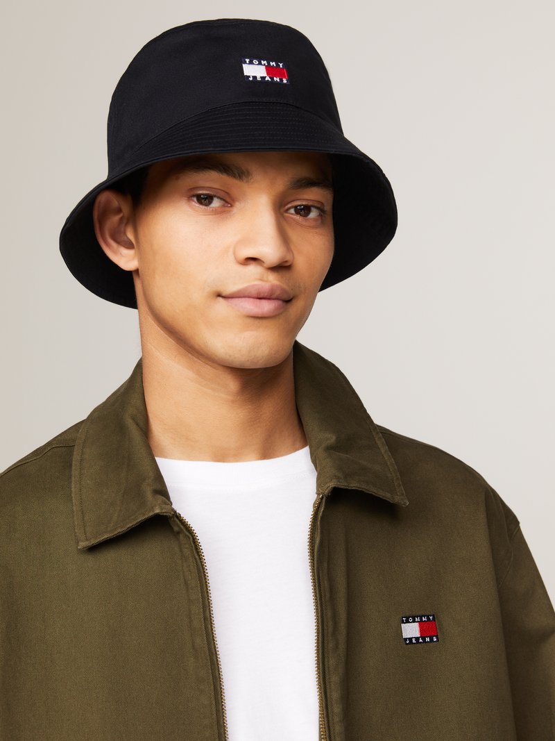 Tommy Jeans HERITAGE CORE BUCKET HAT UNISEX - Hat - black - Zalando.co.uk