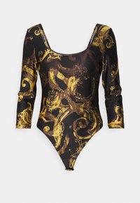 Versace Jeans Couture Topper langermet - black/gold/svart - Zalando.no
