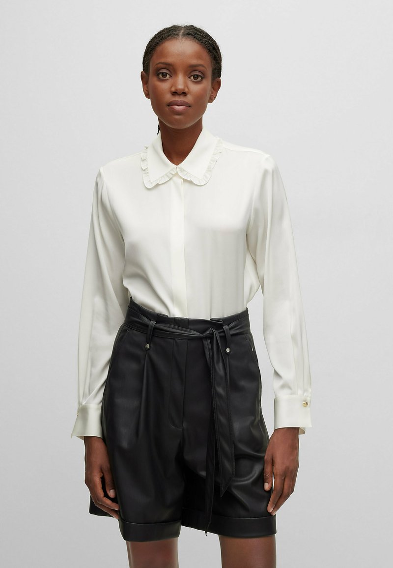 BOSS BENTANE - Button-down blouse - natural twelve/white - Zalando.de