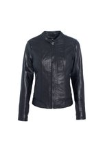 Salsa Jeans Leather jacket - black - Zalando.ie
