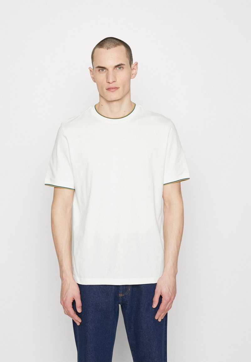 PS Paul Smith REG FIT ZEBRA - Basic T-shirt - off white/off-white - Zalando.co.uk