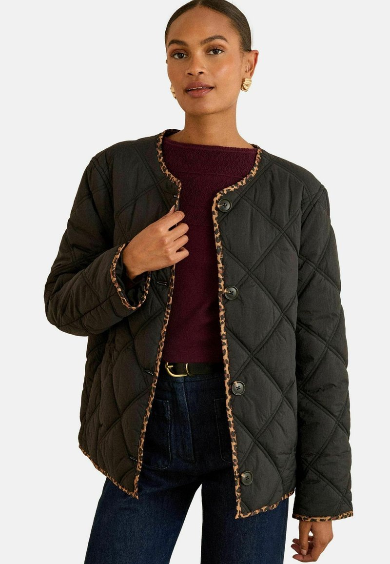 Love & Roses REGULAR FIT-COLLARLESS - Jas - black/zwart - Zalando.be