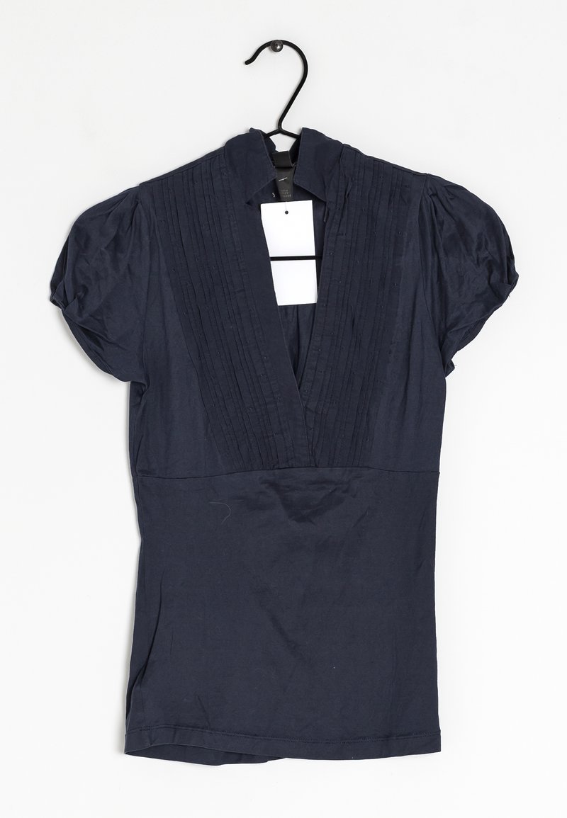 Mango Blouse Blue Bleu Seconde Main Zalando Be