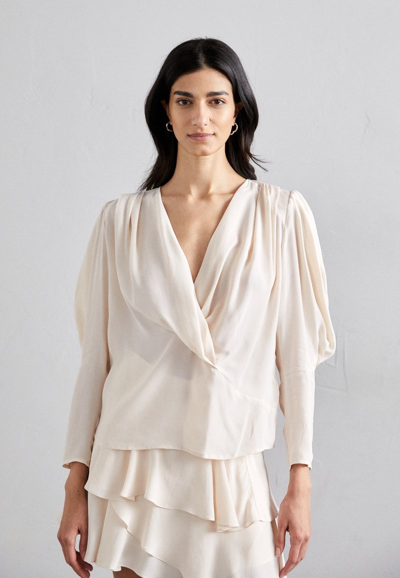 Iro ELEBANNE - Blouse - champagne/beige - Zalando.co.uk