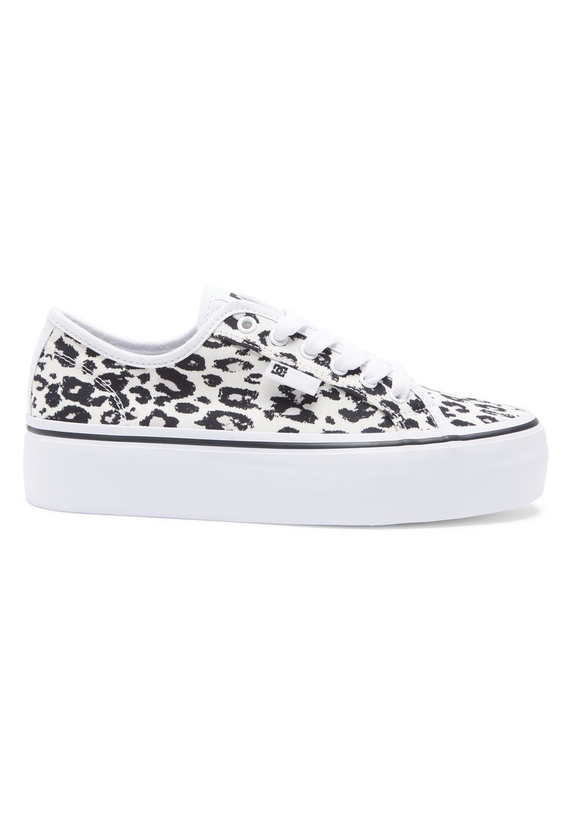 DC Shoes MANUAL PLATFORM - Joggesko - cheetah print/svart - Zalando.no