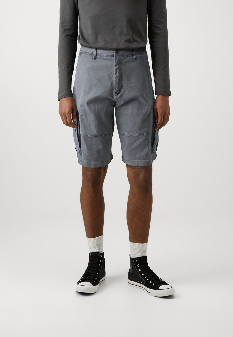 American Eagle LIVED IN - Jeans Shorts - dark gray/dunkelgrau - Zalando