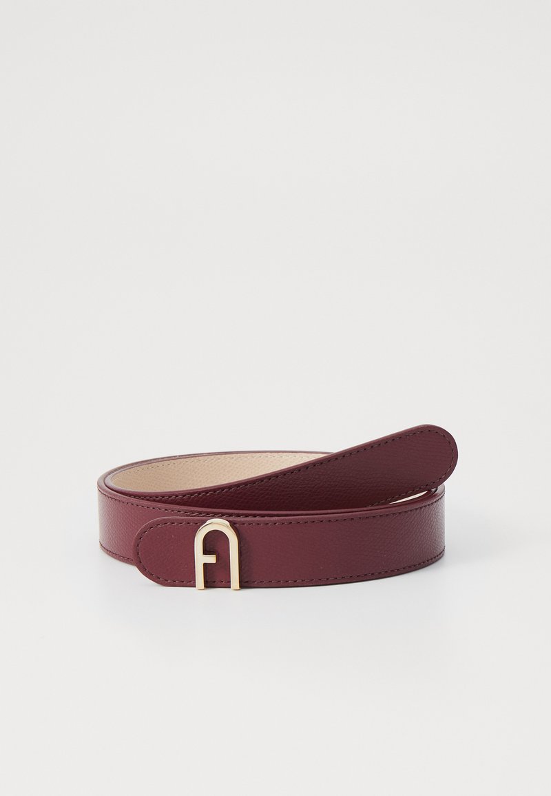 Furla FLOW BELT - Belt - bordeaux - Zalando.co.uk