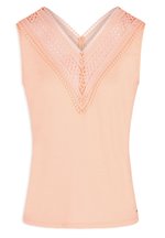 Morgan TANK WITH WIDE STRAPS - Top - mottled pink/fucsia jaspeado ...