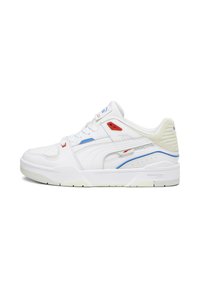 Puma SLIPSTREAM BBALL UNISEX - Sneakers laag - white glacial gray/wit ...