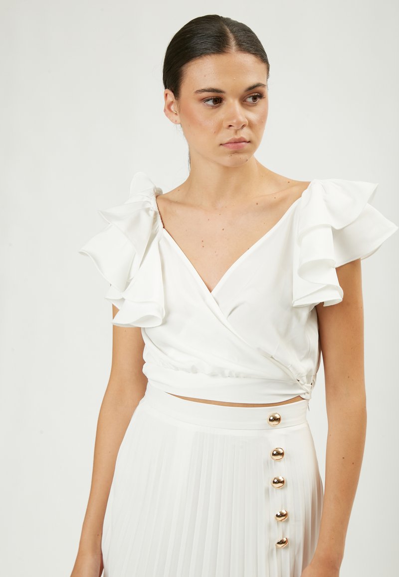 INFLUENCER WRAP-UP - Blusa - white/blanco - Zalando.es