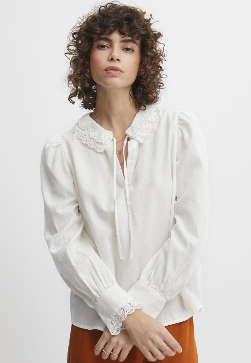 Atelier Rêve IRALIX LS - Blusa - snow white/blanco - Zalando.es