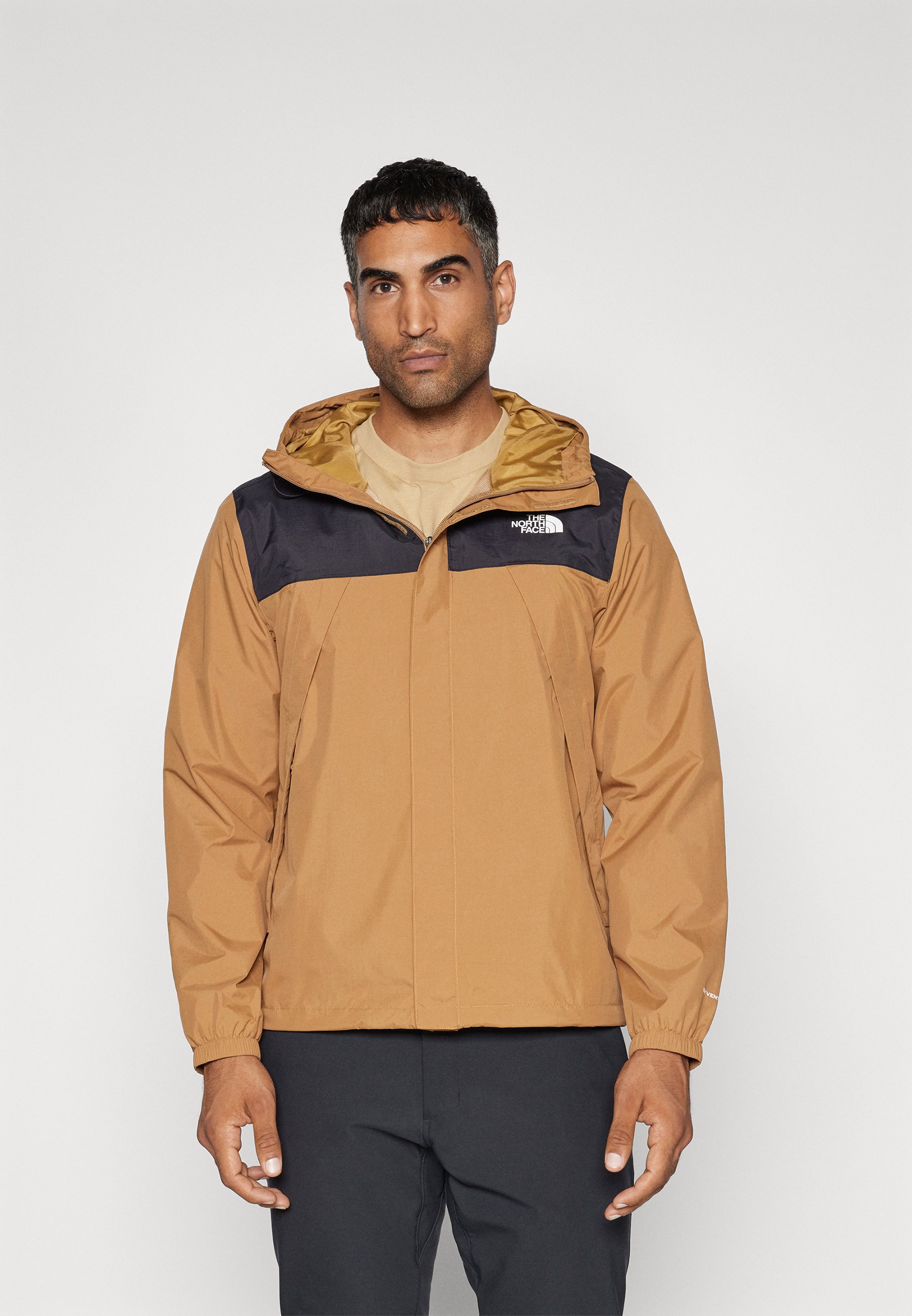 The North Face ANTORA JACKET Waterproof jacket utility brown black brown Zalando
