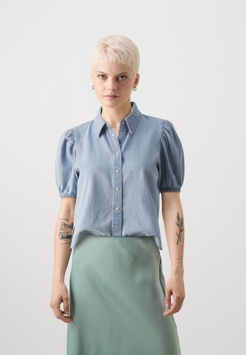 Minus MINIKIA SHIRT - Hemdbluse - powder blue/hellblau - Zalando.ch
