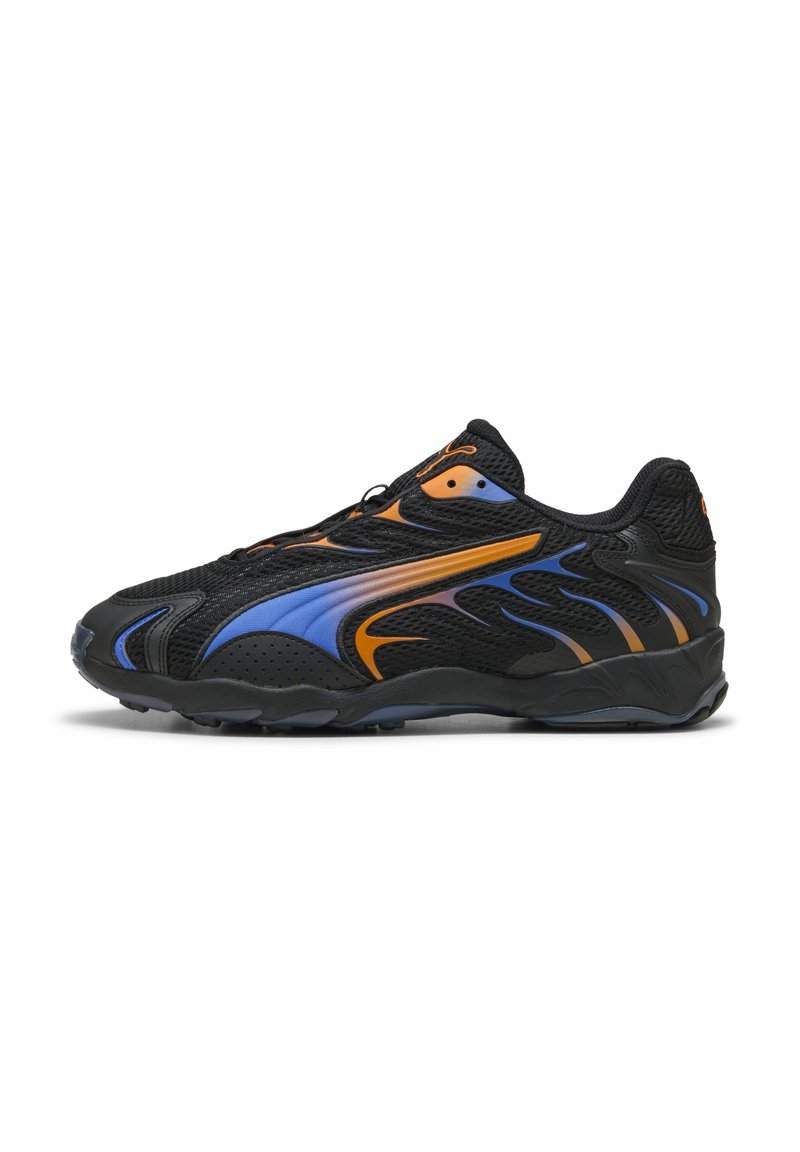 Puma INHALE UNISEX - Baskets basses - black/orange glo/noir - ZALANDO.FR