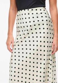 VILA VIDOTA - A-lijn rok - birch/wit - Zalando.nl