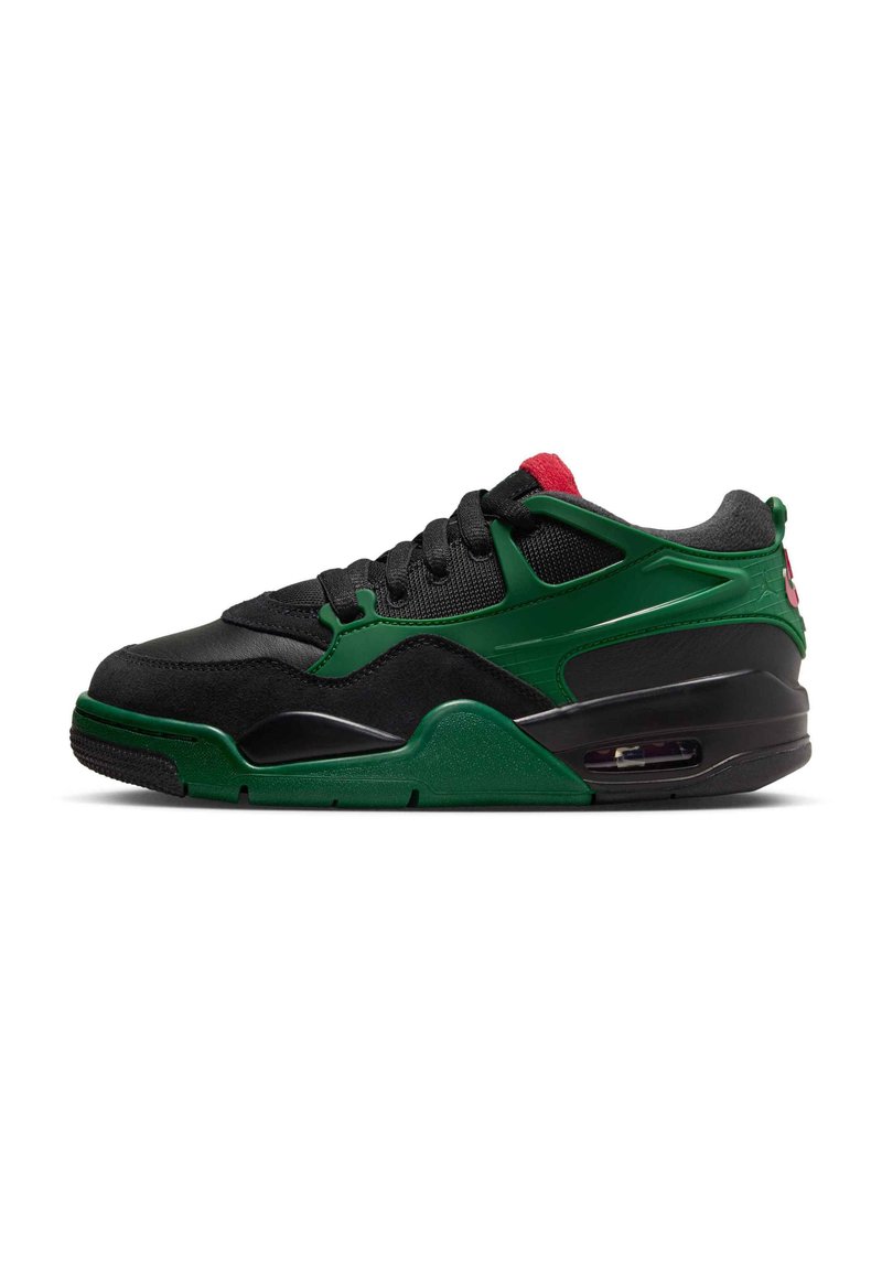 Jordan AIR 4 RM BG - Sneaker low - black/varsity red/gorge green ...