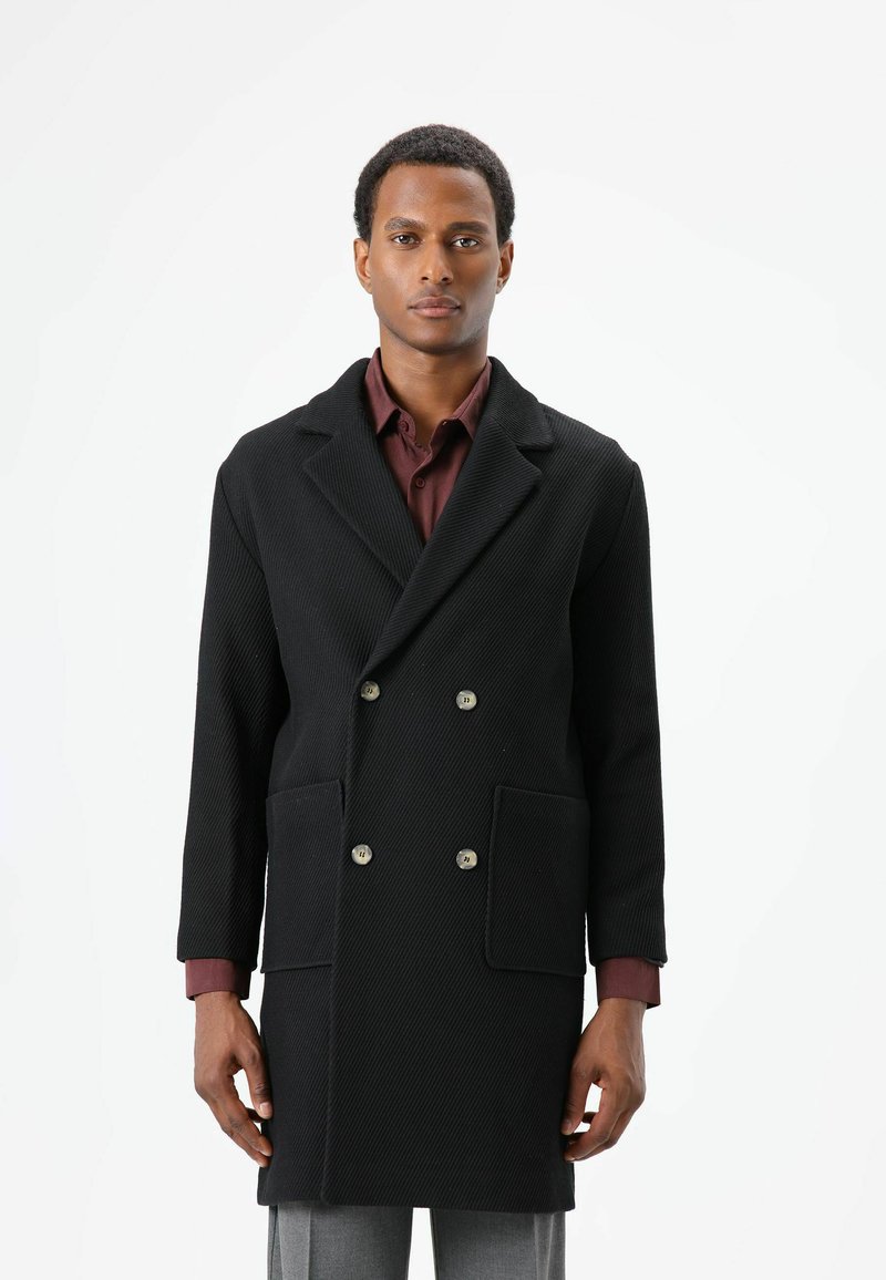 Lucy & Sam Kurzmantel - black/schwarz - Zalando