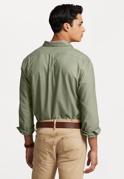 Polo Ralph Lauren SLIM FIT GARMENT-DYED OXFORD SHIRT - Hemd - sage green/khaki - Zalando.at