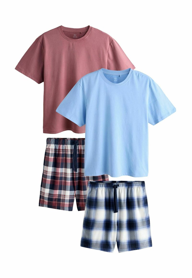 Next REGULAR FIT - COSY SHORT SLEEVE SET 2 PACK - Nattøj sæt - blue ...