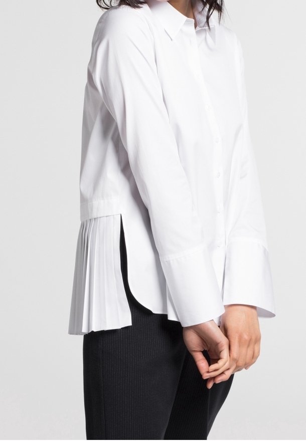 Eterna Button-down blouse - white - (Pre-owned) - Zalando