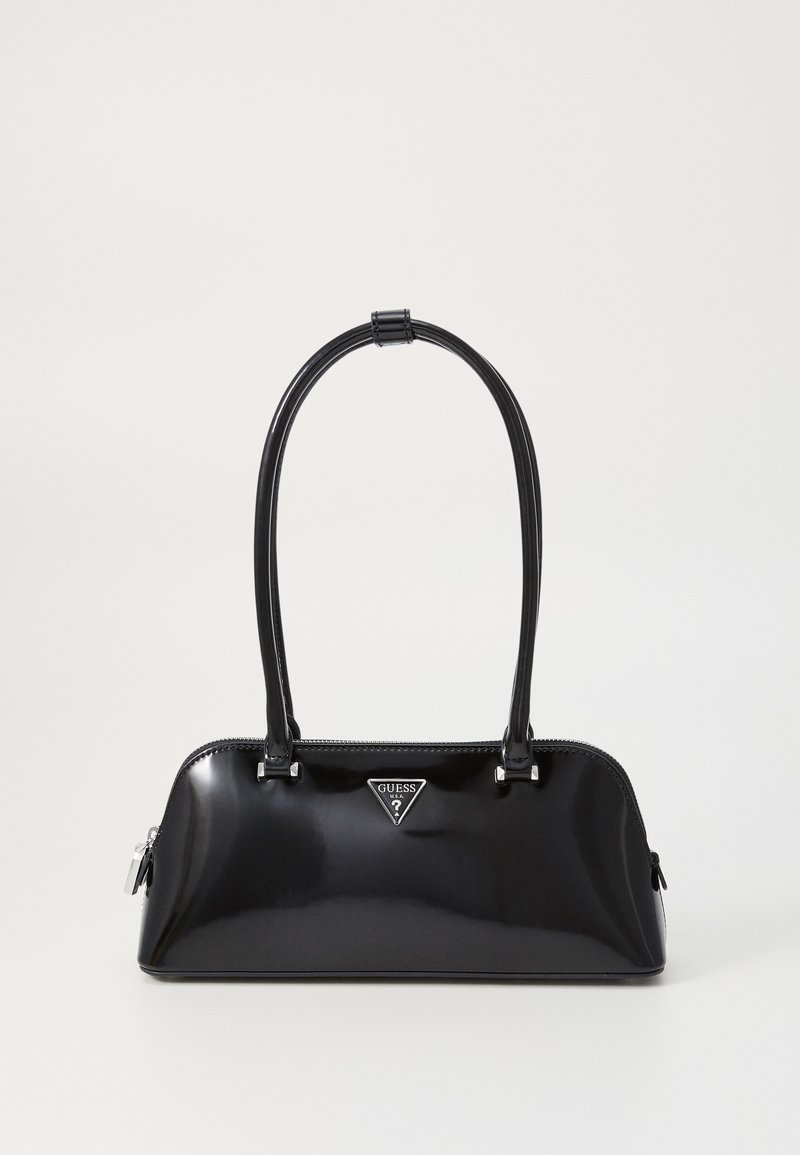 Guess ARNELA SHOULDER SATCHEL - Handbag - black - Zalando.co.uk