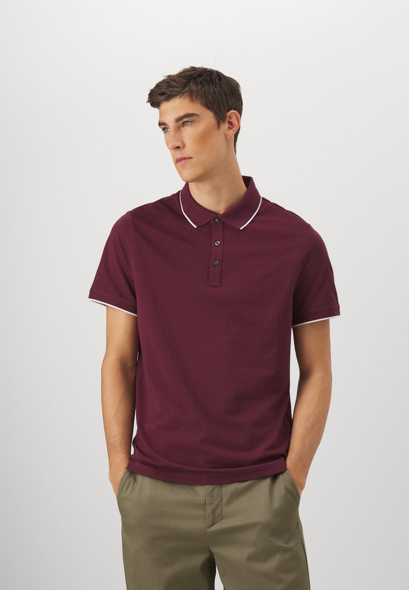 Michael Kors SUSTAINABLE - Polo shirt - cordovan/red - Zalando.co.uk