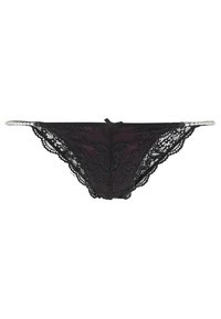 LASCANA SEXY RIOBRIEF - Briefs - black/eggplant/black - Zalando.co.uk