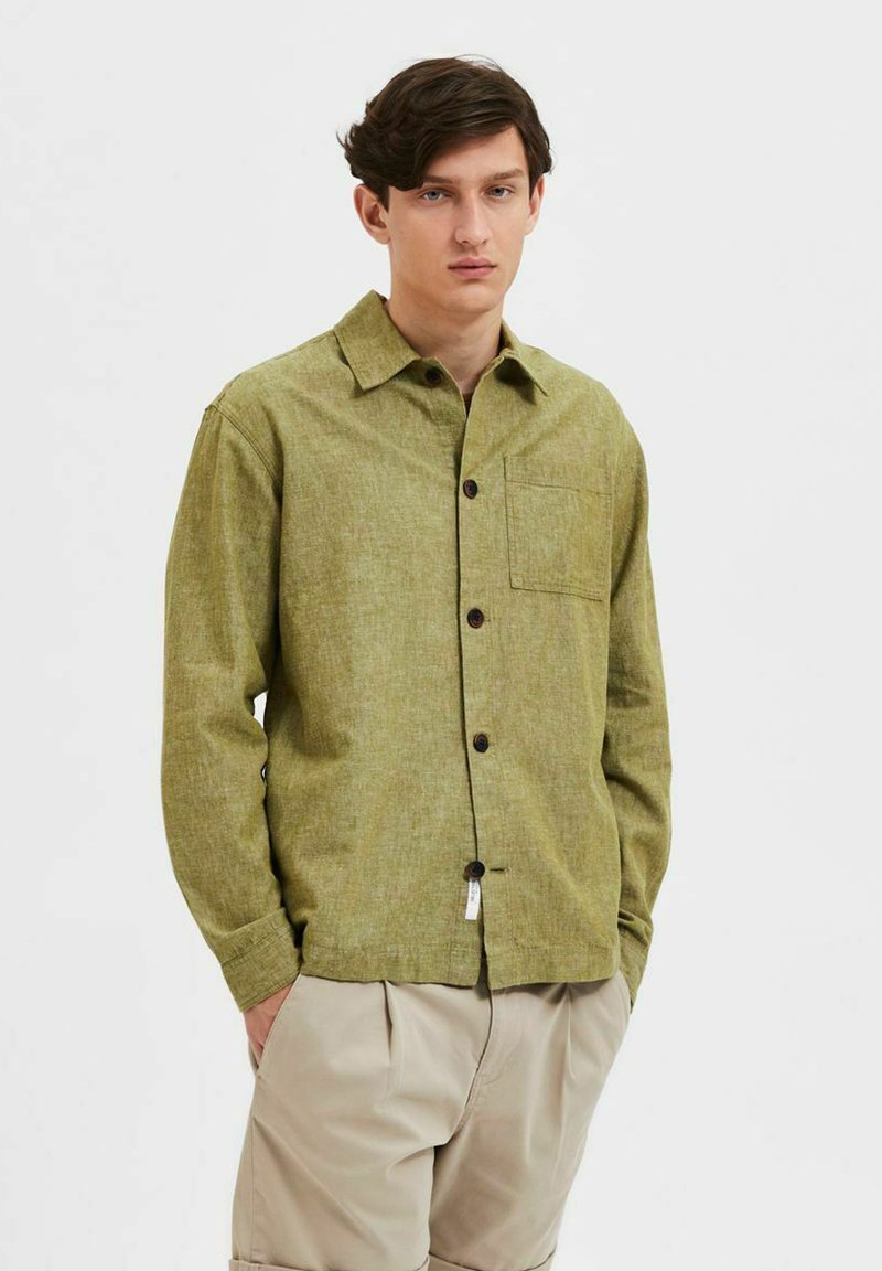Selected Homme Tunn jacka - olive branch/oliv - Zalando.se