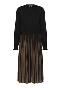 Culture CARLY V-NECK - Vestido largo - rain drum/marrón - Zalando.es