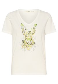 Cream Triko s potiskem - snow white w green rabbit/bílá - Zalando.cz