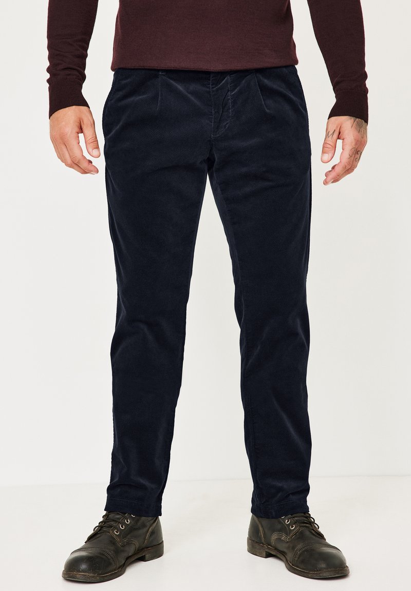 Redpoint JASPER MIT STRETCH - Trousers - navy/dark blue - Zalando