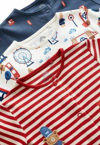 Next BEAR 3 PACK - Strampler - navy red/beige - Zalando.de