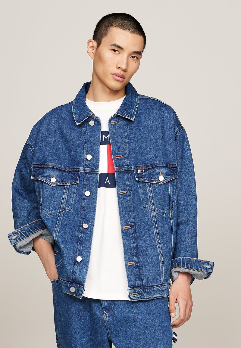 Tommy Jeans Farkkutakki - denim medium/sininen denim - Zalando.fi