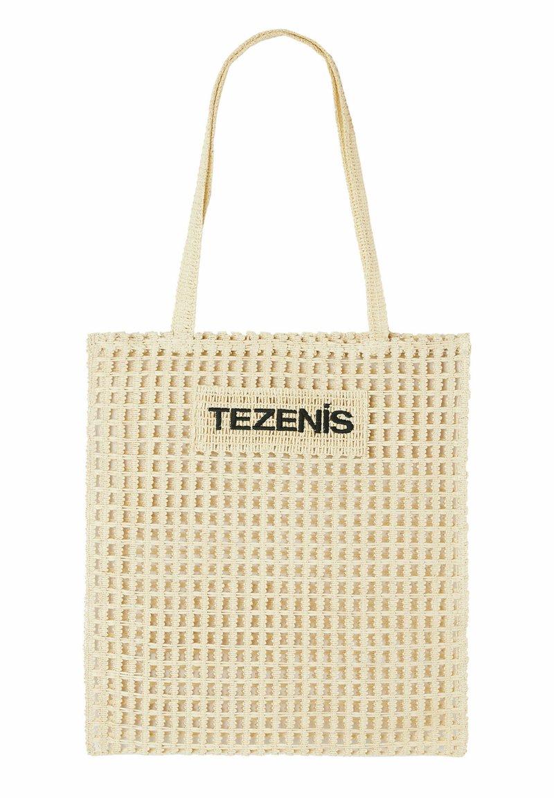 Tezenis BEACH BAG - Beach accessory - v natural paper/mottled beige ...
