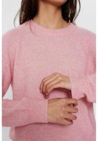 Nümph NURIETTE - Strickpullover - shell pink/rosa - Zalando