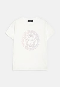 Versace FASHION SHOW CAPSULE GRECA MEDUSA - T-shirt print - white ...