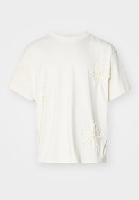 sandro FLOWER TEE - T-shirt print - ecru/crème - Zalando.be