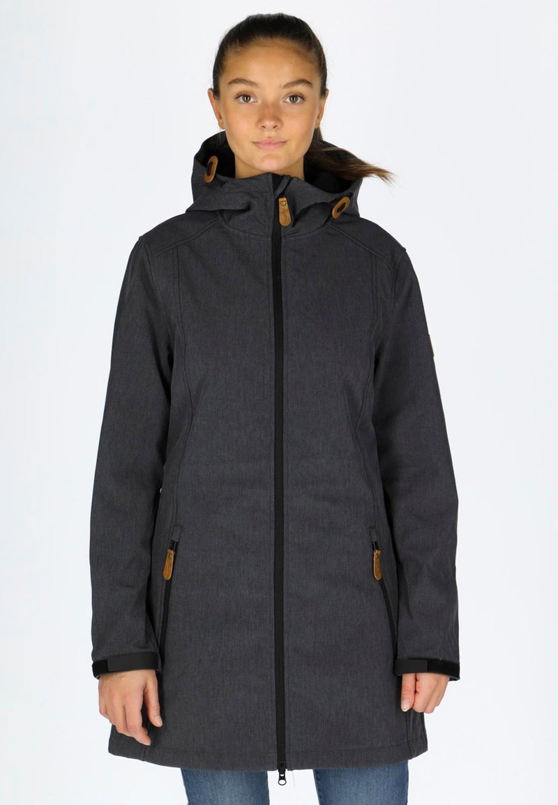 Swedemount SOFTSHELL COAT W - Softshelljas - grey melange/grijs ...